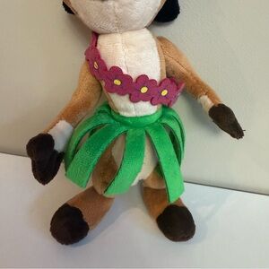 Disney | Toys | Disney Store The Lion King Timon Hula Girl Plush Toy ...